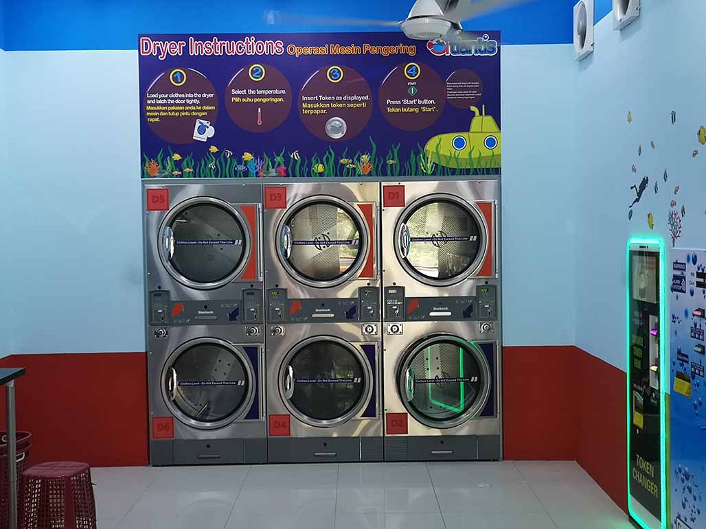 Coin Operated Laundry Shop in Jinjang | Jit Kin Laundry Setup