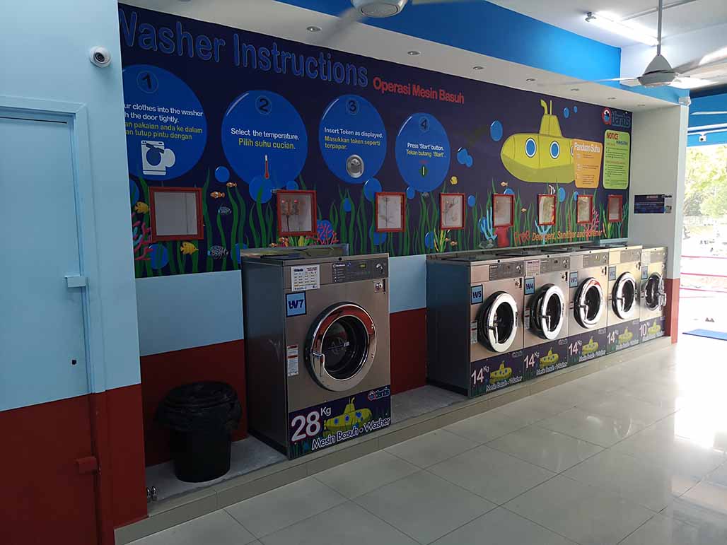 Coin Operated Laundry Shop in Jinjang | Jit Kin Laundry Setup